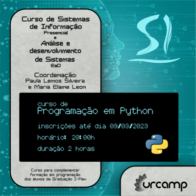 Minicurso de Programação em Python (EXCLUSIVO PARA ALUNOS DE SISTEMAS ...
